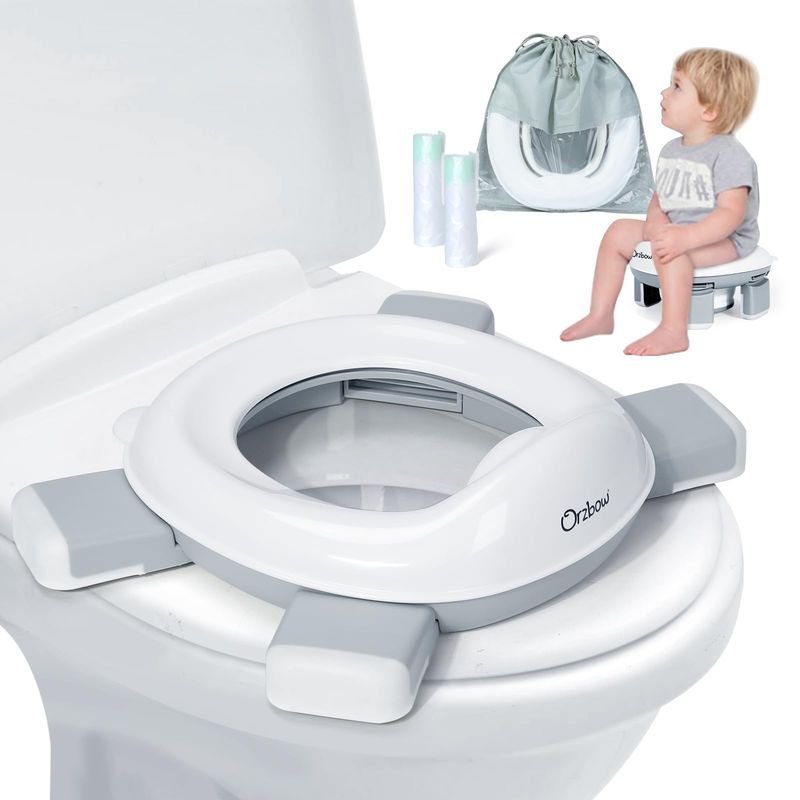 Orzbow Travel Potty for Toddlers,Portable Potty Training Toilet Seat ...