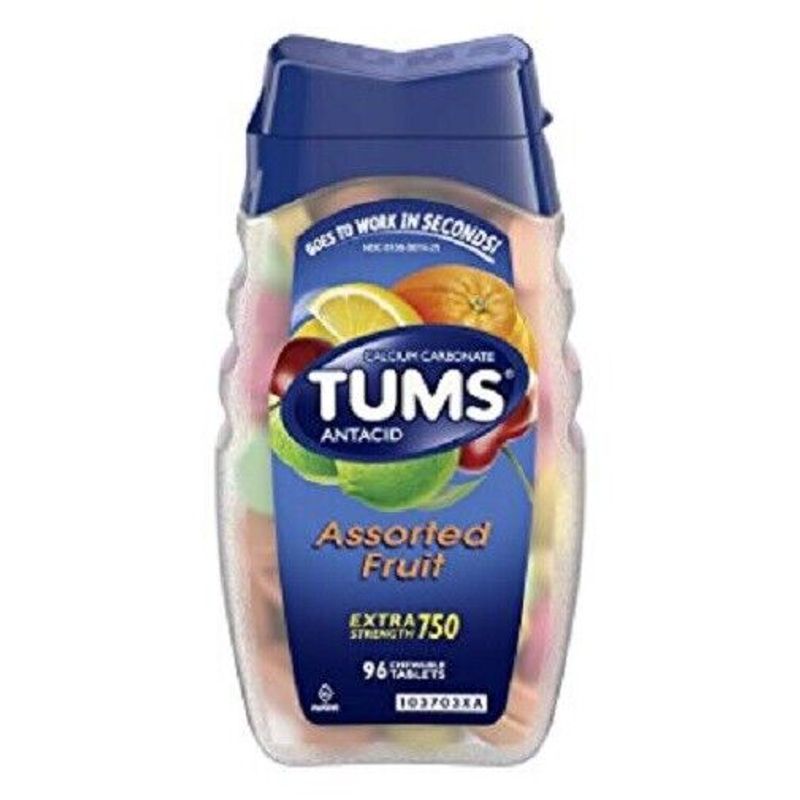 Tums Extra Strength Assorted Fruit Chewable Tablets - Online ...