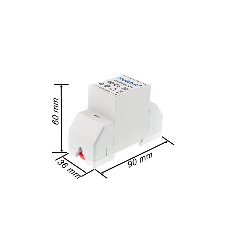 Huber Bell Plate Single Surface-Mounted Rectangular Real Metal with ...