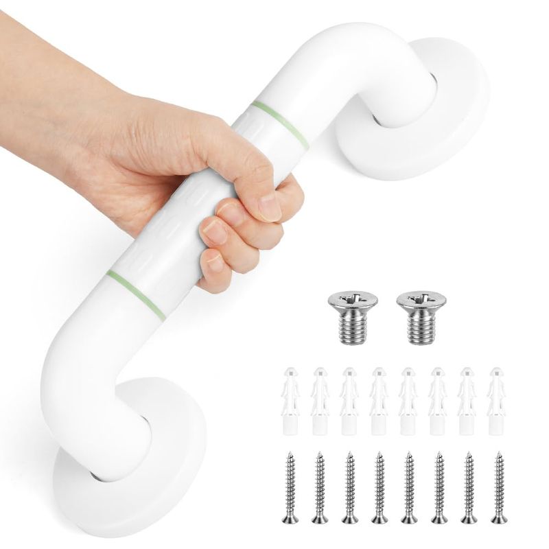 ACWOO Bathroom Grab Bar, 30cm Stainless Steel Shower Hand Rail with ...