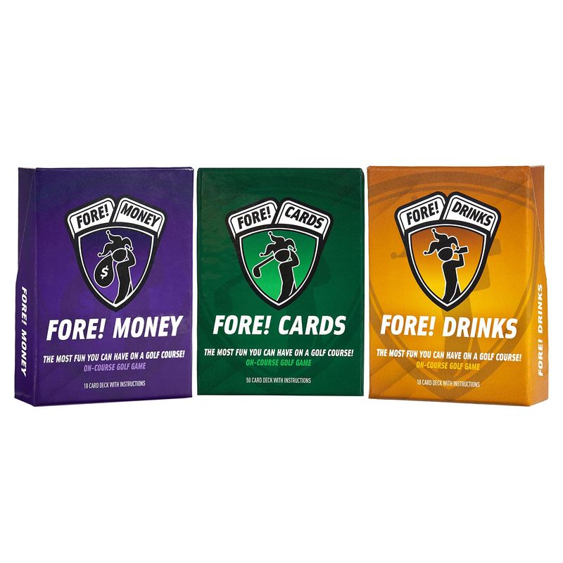 Fore! Cards 3 Game Bundle | 3 Fun & Interactive On-Course Golf Games to ...