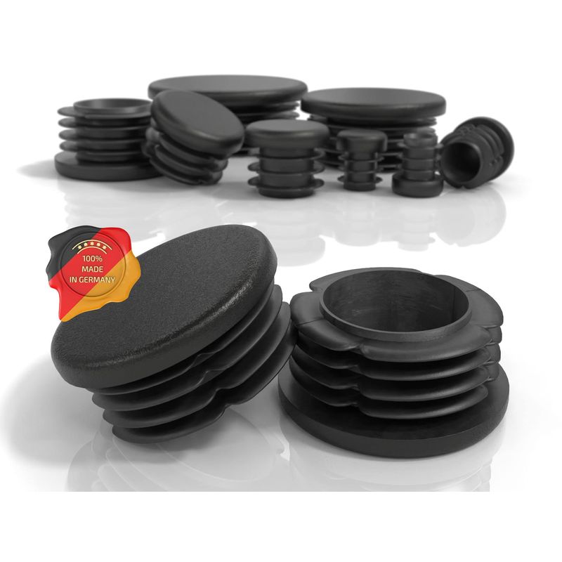 PD® Lamellar Plugs Round 50 mm for Round Tube – Round End Caps Made of ...