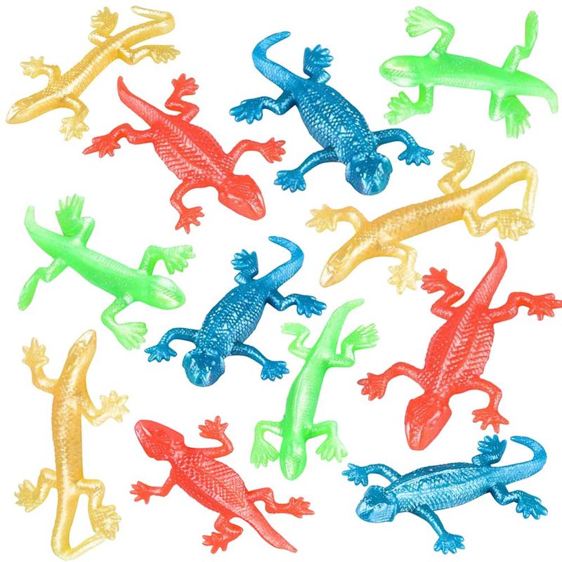 ArtCreativity Stretchy Lizard Fidget Toys, Pack of 12, Stress Relief ...