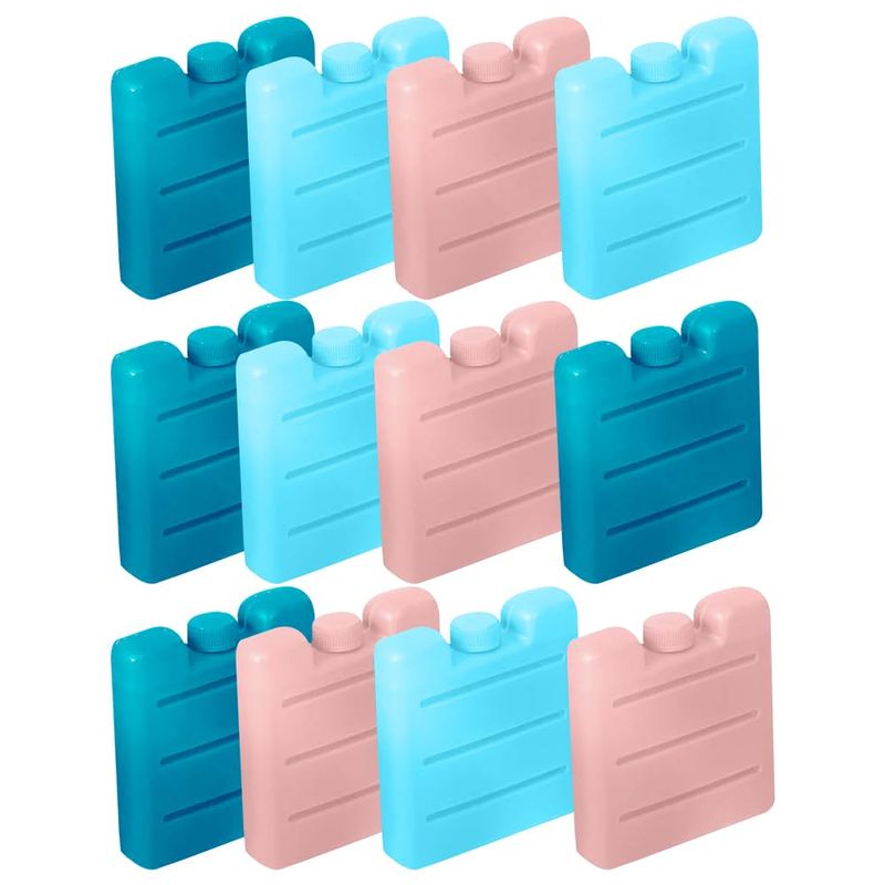 ZOPPER Freezer Blocks 8cm Mini Cooler Bags Assorted Colors Reusable Ice ...