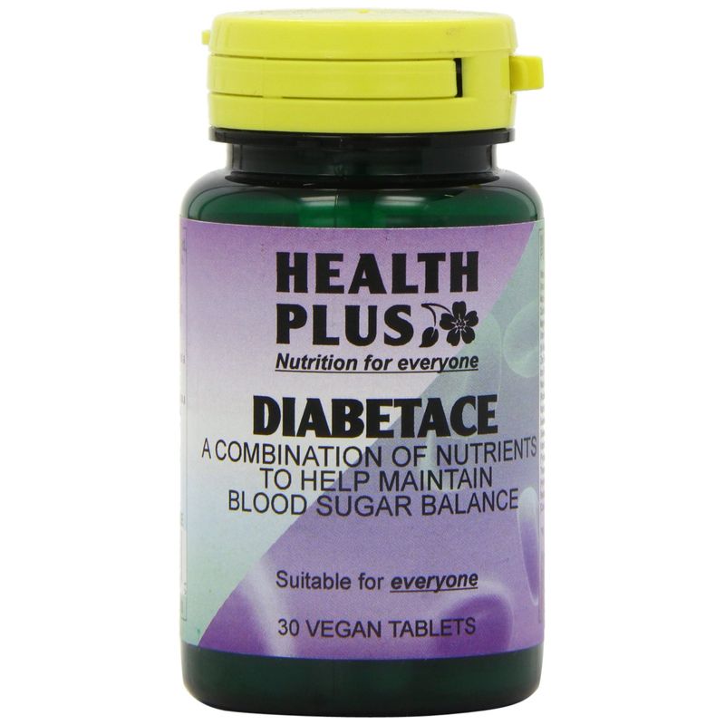 Health Plus DiabetACE One-a-day Multi Nutrient Supplement for Diabetics ...