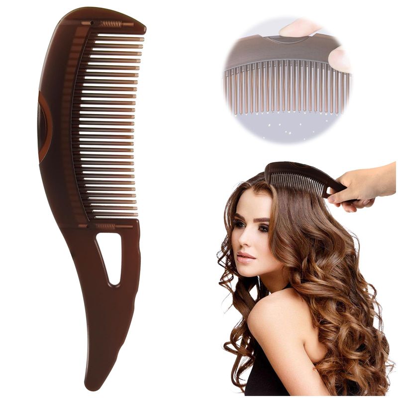 Dandruff Comb, Hollow Tooth Dandruff Comb Energy Massage Hair Comb Fine ...