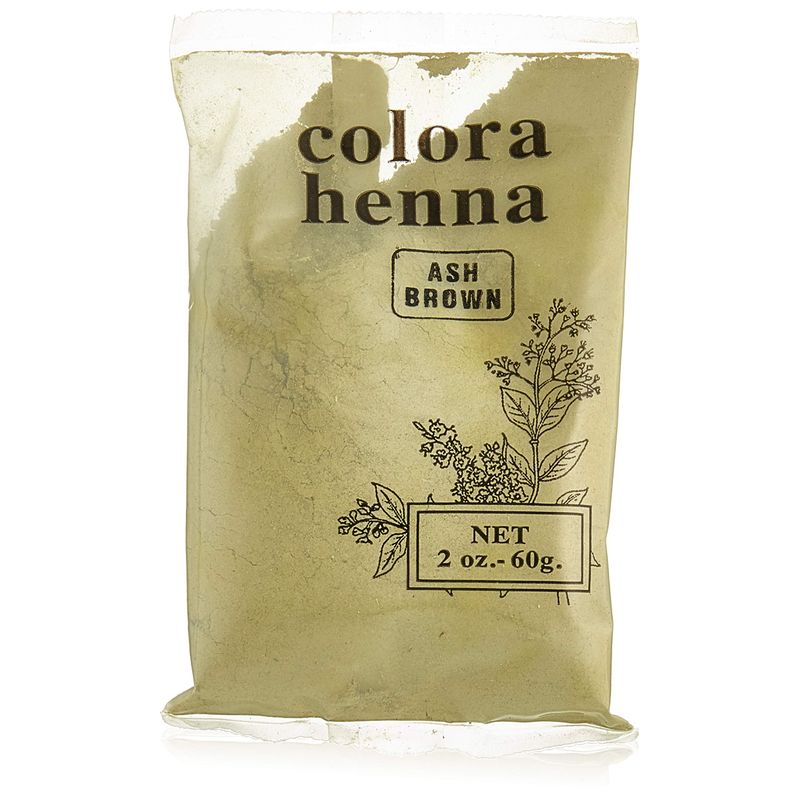 Colora Henna Powder Hair Color Ash Brown 2oz (3 Pack) - Online ...