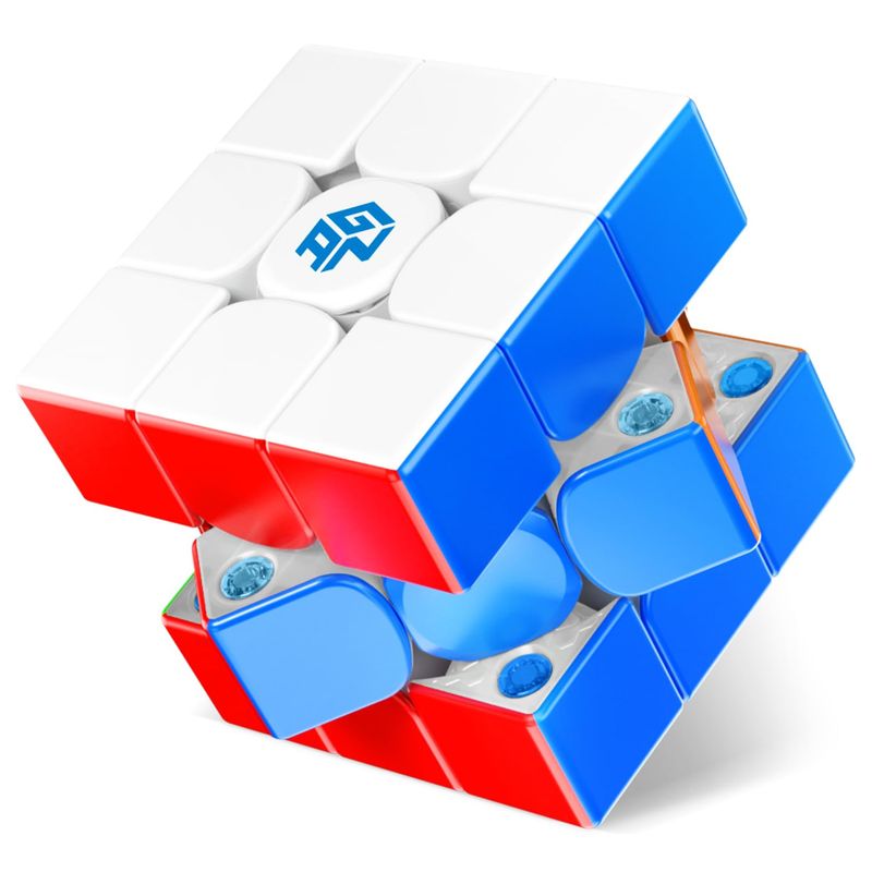 GAN356M E UV 3x3 Magnet Quick Release Cube Stickerless 48 Magnets GES ...