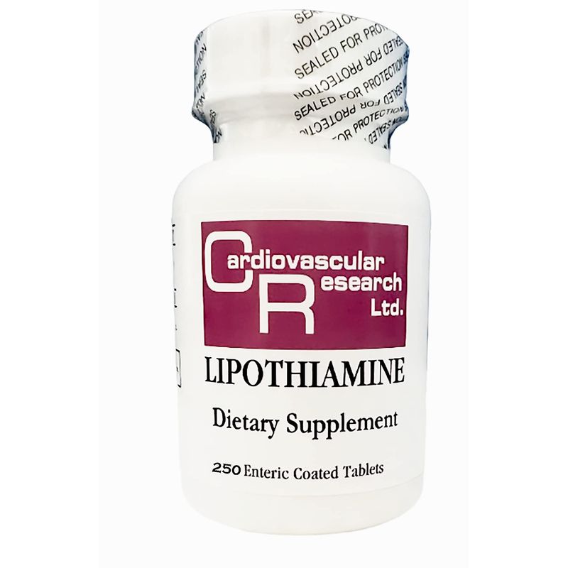 Cardiovascular Research Lipothiamine B Supplement 250 Tablets - Vitamin ...