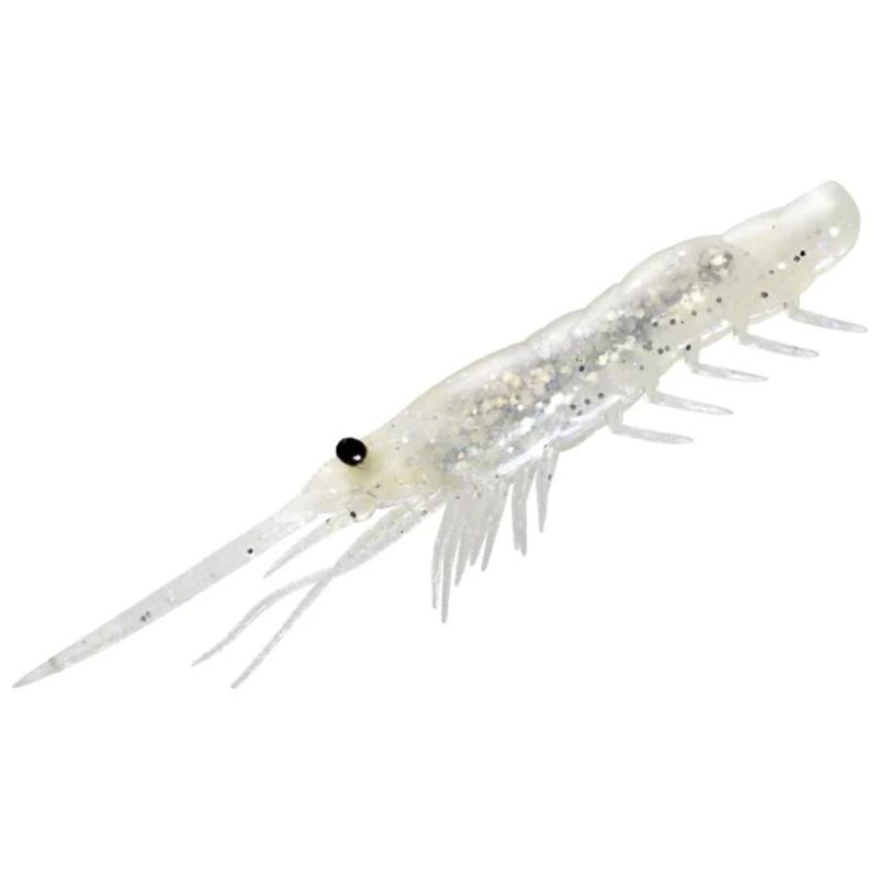 HARIMITSU Worm Magbites Snatch Bite Shrimp 4 Inch Pearl Shrimp #07 ...