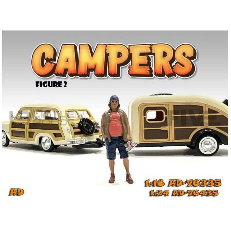 American Diorama Campers Figure 2 for 1/18 Scale Models - Online ...