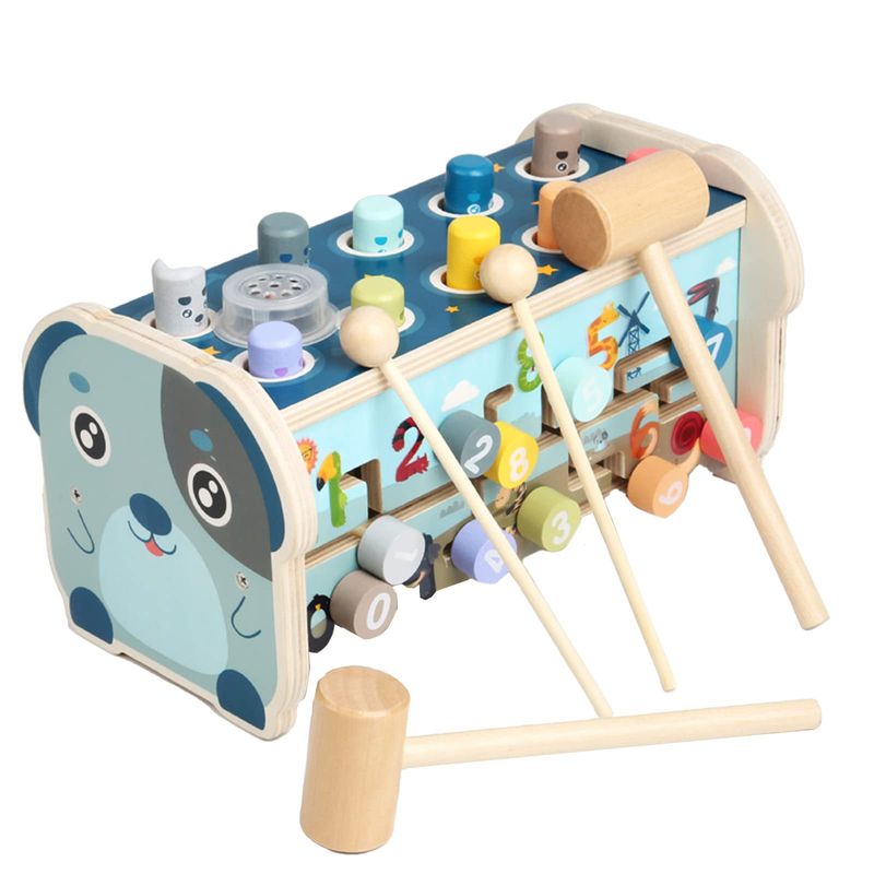 TOMMYFIELD Montessori Mole Toy, Mole, Whack, Musical Box Included ...