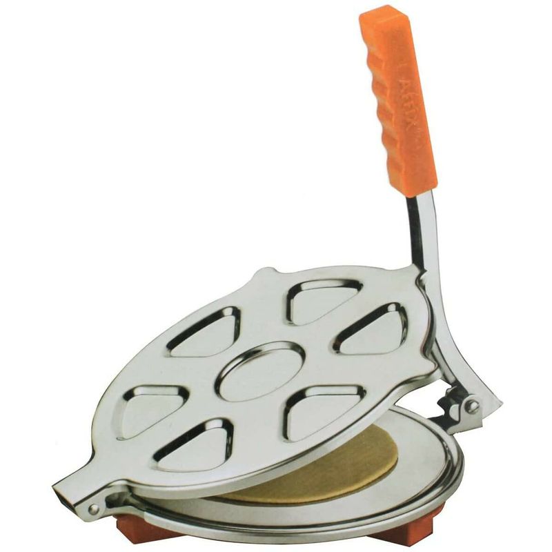 Nobel Stainless Steel Tortilla Press Chapati, Roti, Puri Papad,Chips ...