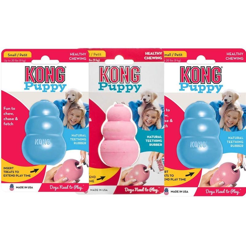 (3 Pack) Kong Small Puppy Kongs - Online Marketplace - EveryMarket