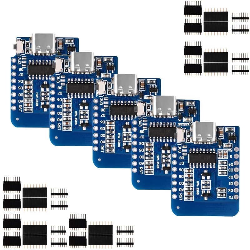 Diymore 5 Stück Esp8266 Nodemcu Esp8266 Nodemcu Module Esp8266 12f Wifi