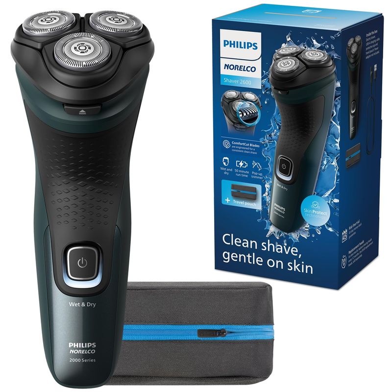 Philips Norelco Shaver 2600, Corded and Rechargeable Cordless Electric ...