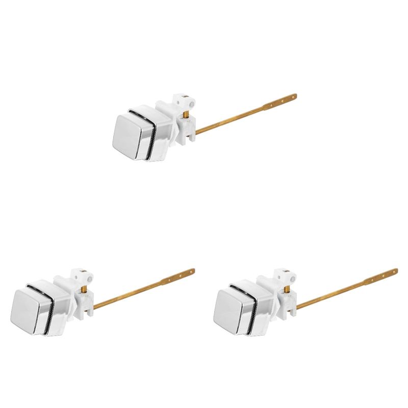 3pcs Copper Toilet Flush Tank Lever Button, Universal Side Mount Flush ...