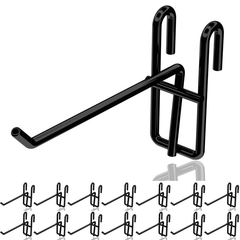 15 Pcs Mesh Panel Hook Net Hook Black Mesh Panel Hook 2.0 inches (5 cm ...