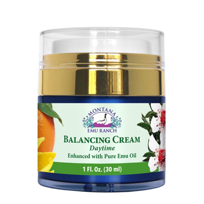 Montana Emu Ranch - Balancing Facial Cream 1 Ounce Jar - Enhanced with ...
