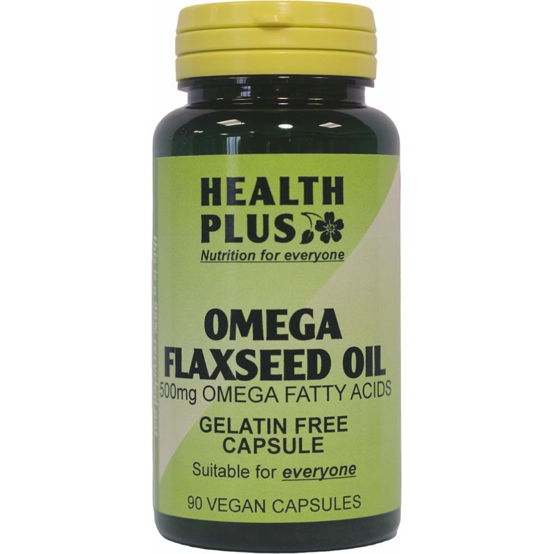 Health Plus Omega Flaxseed Oil 450mg Omega-3, Omega-6 & Omega 9 ...