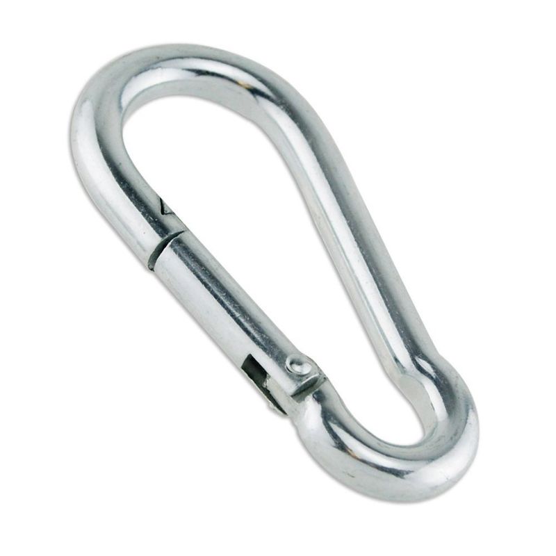Constrabo® | 5x carabiner 90 x 9 mm | DIN 5299 C norm | Galvanised ...