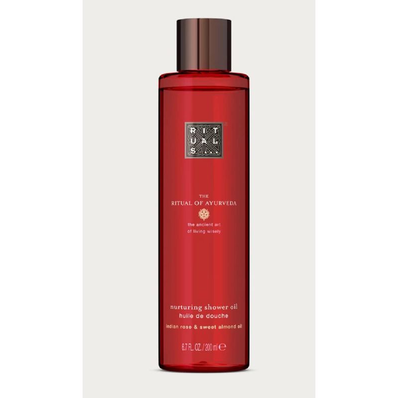 RITUALS The Rituals of Ayurveda Shower oil indian rose sweet almond oil ...