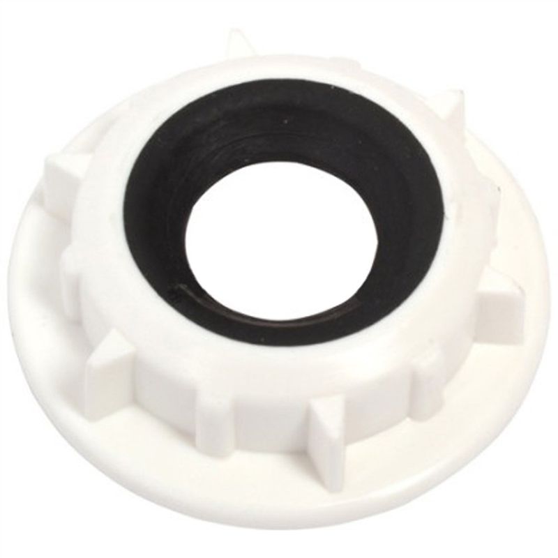 SPARES2GO External Delivery Tube Pipe Locking Nut and Seal for Indesit ...