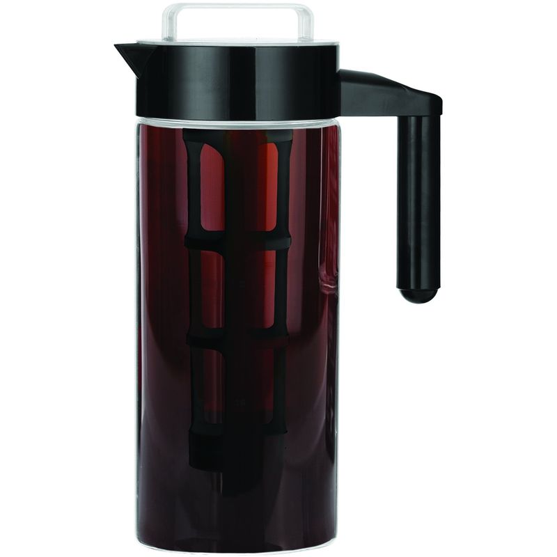 Willow & Everett Cold Brew Coffee & Iced-Tea Maker Pitcher, 1.3 L Glass ...
