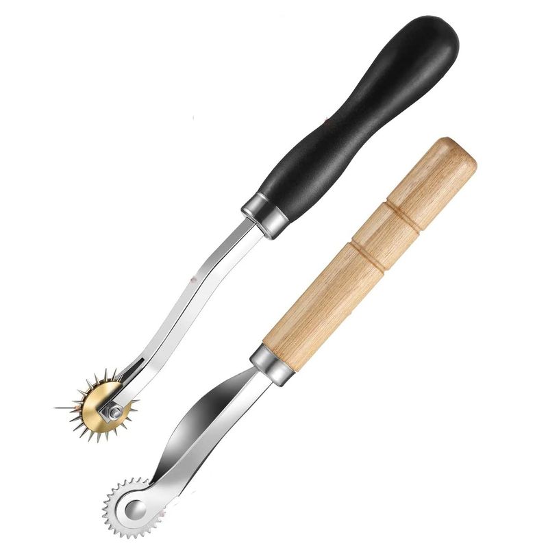 HREDZEO Tracing Wheel,2 Pcs Sewing Wheel Marker with PVC Handle and ...