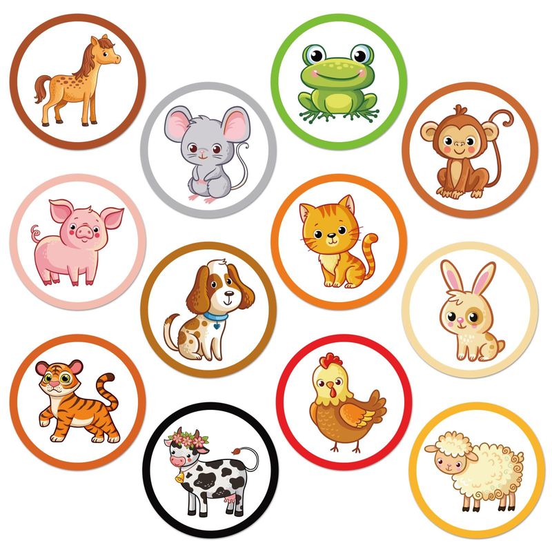 24pcs Potty Training Sticker, 12 Styles Toilet Target Potty Sticker ...