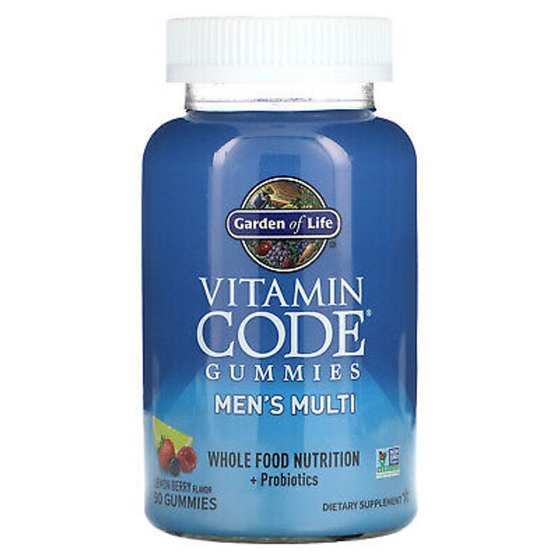 Vitamin Code Gummies, Men's Multi, Lemon Berry, 90 Gummies - Online ...