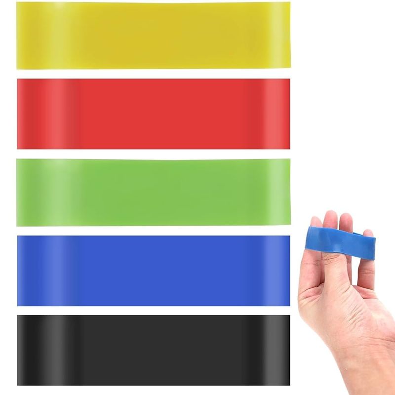 5PCS Hand Band, Finger Resistance Bands Hand Exercise Equipment ...