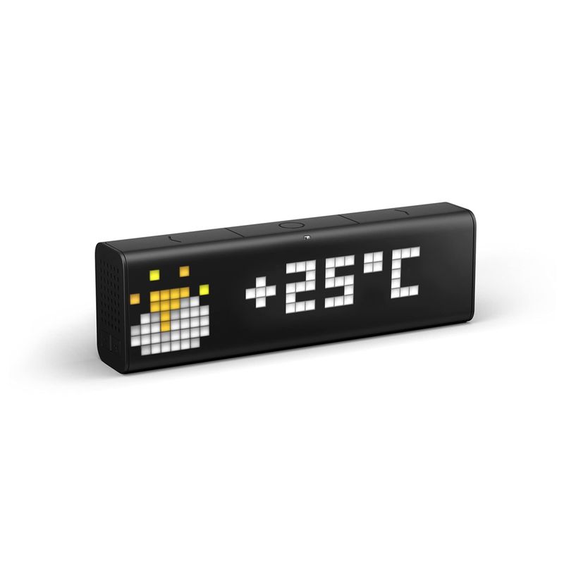 LaMetric Time Wi-Fi Clock for Smart Home, LM 37X8, Black - EveryMarket