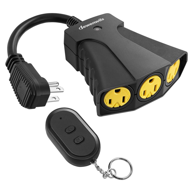 DEWENWILS Outdoor Remote Control Outlet, Wireless Remote Outlet Power ...