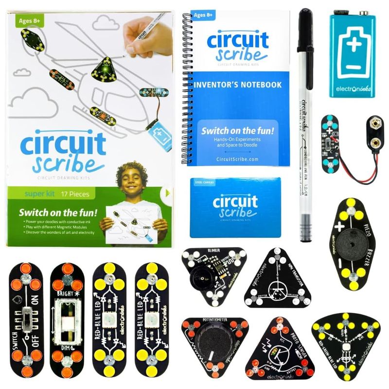 Circuit Scribe Maker Kit: Conductive Rollerball Pen - Online ...