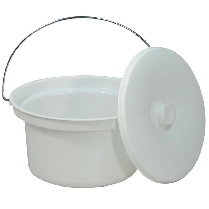 NRS Healthcare M11193 Commode Potty and Lid - Spare or Replacement ...