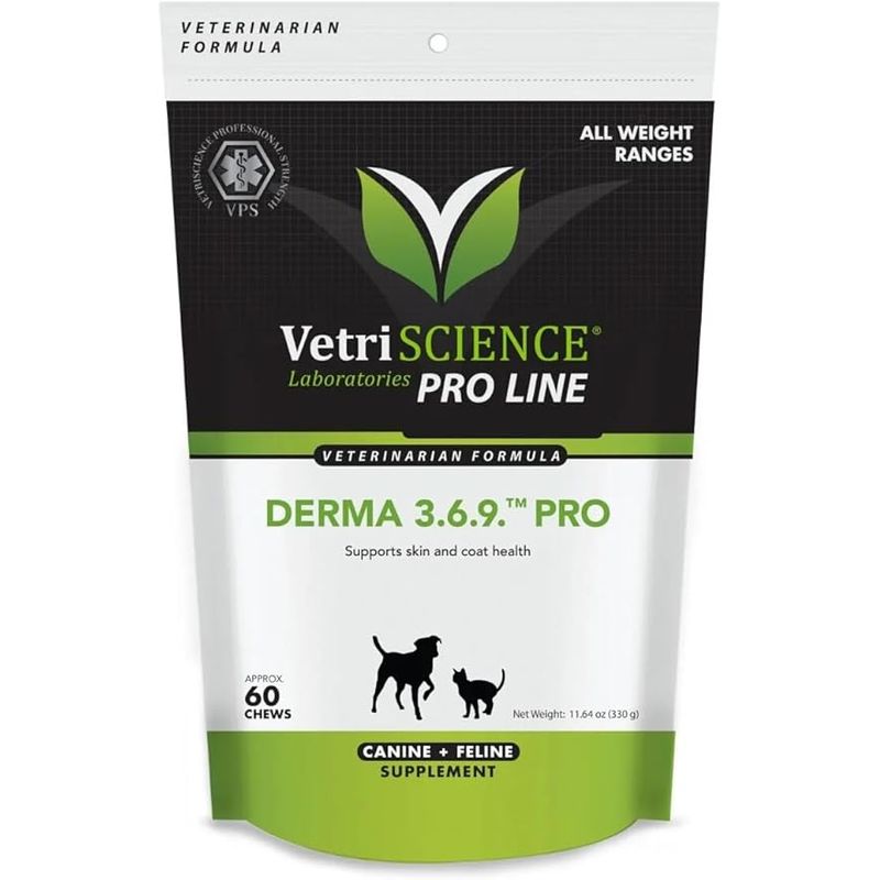 VetriScience Derma 3.6.9 Pro - Dog & Cat Skin Barrier Support ...
