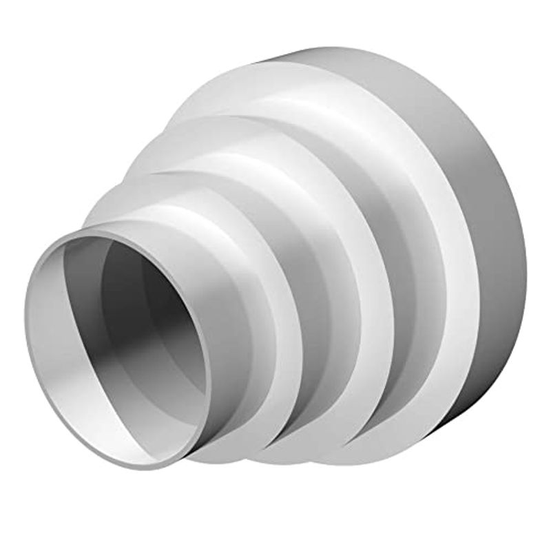 Ventilation Duct Multi Reducer Transformer - Extractor Fan Pipe ...