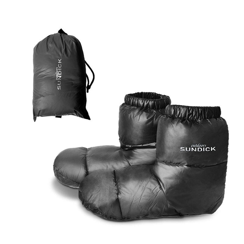 doorslay Down Booties Warm Socks for Men Women, Ultralight Sleeping ...