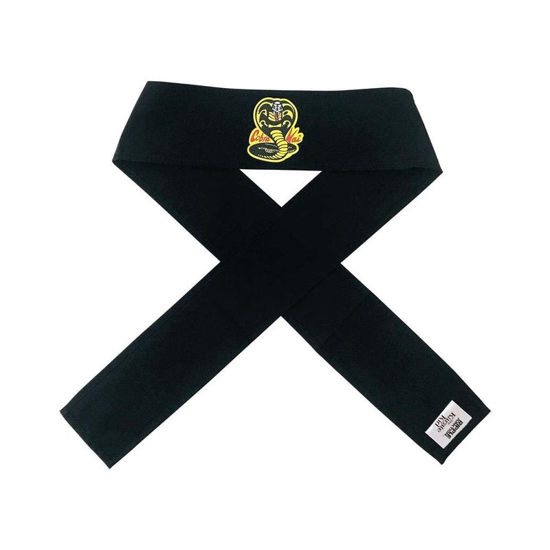 Ripple Junction Cobra Kai Headband Karate Dojo Logo Tie Back Costume ...