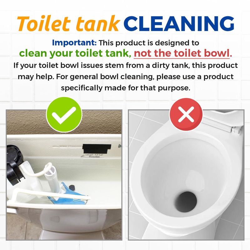 Bastion Toilet Tank Cleaner, Single Use 8oz (227g) Packet (*Not For ...