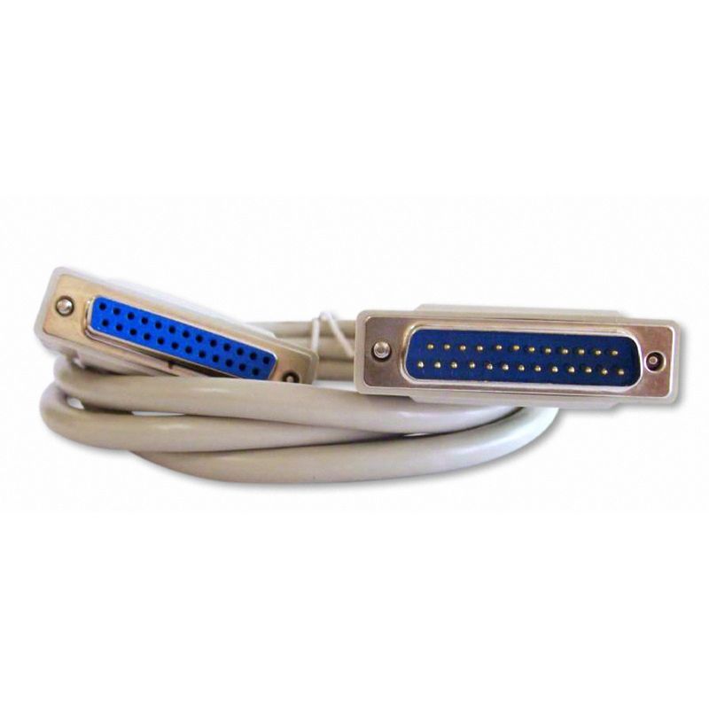 Your Cable Store 6 Foot DB25 25 Pin Serial Port Cable Male/Female RS232 ...