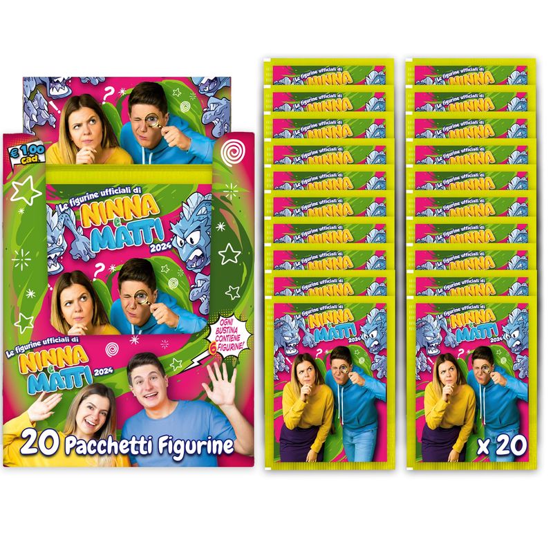 NINNA e MATTI Box Figurines 2024 Emergency Colours – 20 Sachets of ...