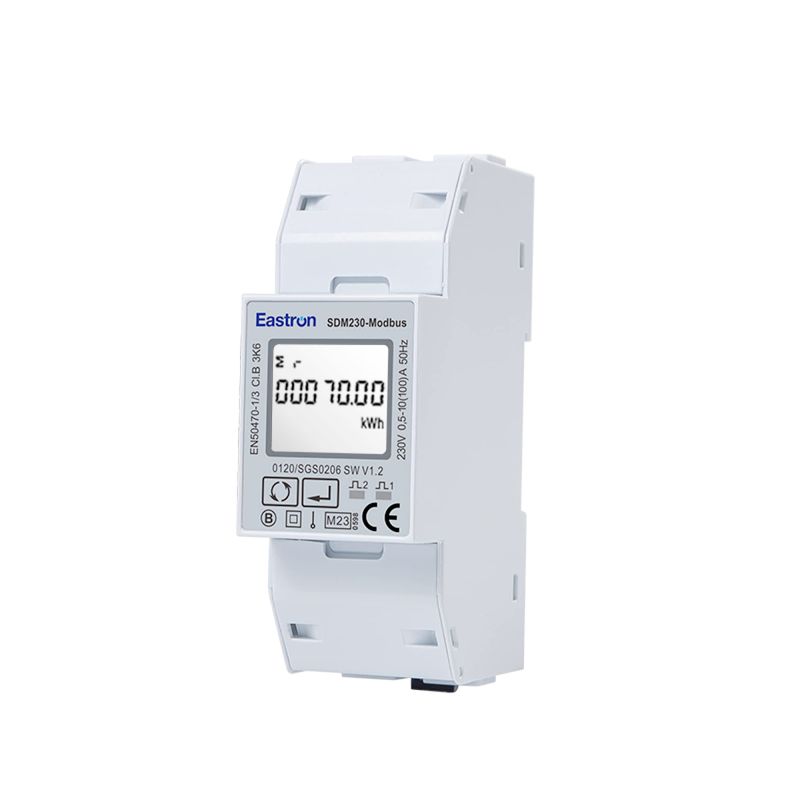 EASTRON SDM230 Modbus MID V2 Electricity Meter - Single Phase - RS485 ...