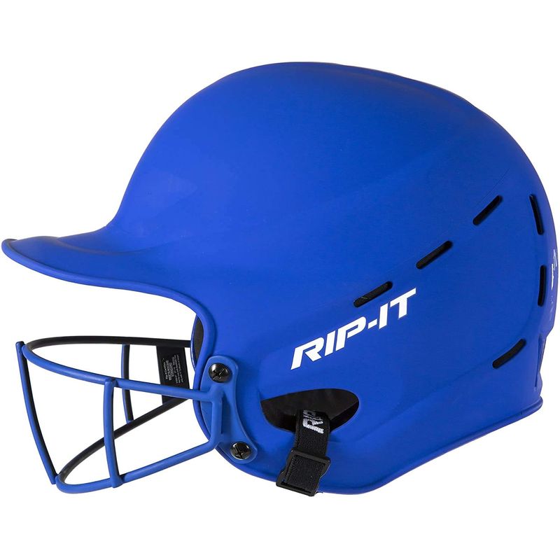 RIP-IT | Vision Pro Softball Batting Helmet with Face Mask | Matte Navy ...