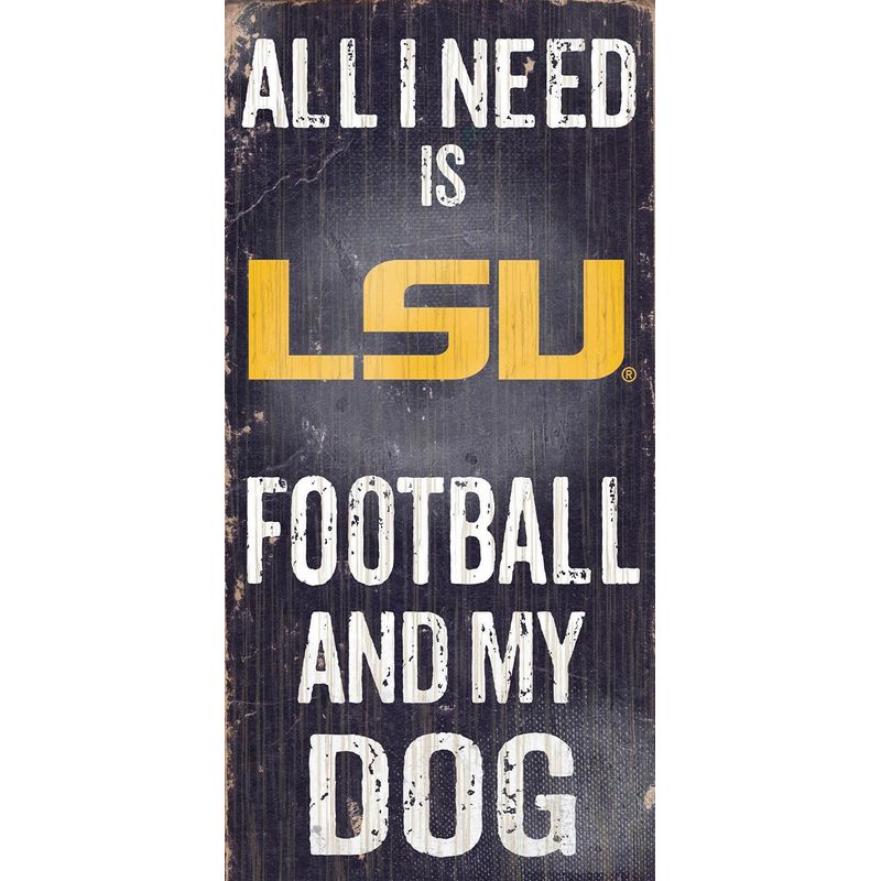 Fan Creations C0640 LSU Football and My Dog Sign - Online Marketplace ...