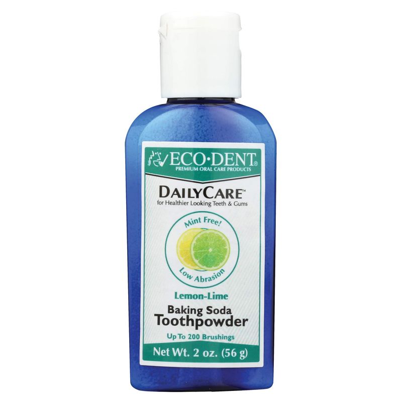 Eco-Dent Daily Care Baking Soda Toothpowder, Lemon-Lime 2 oz - Online ...