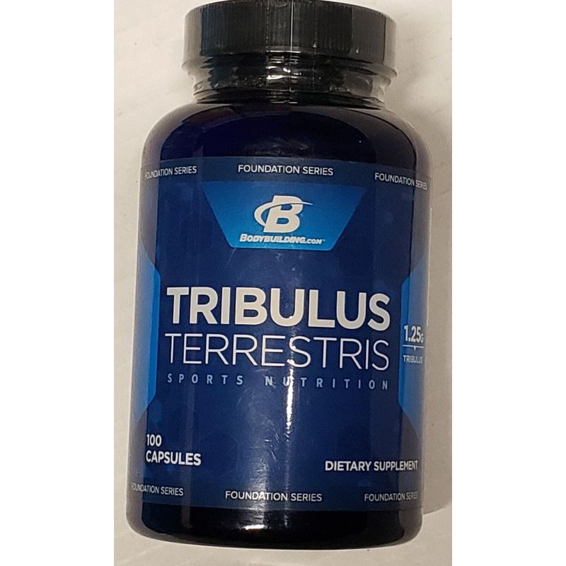 Bodybuilding.com - TRIBULUS TERRESTRIS - 100 Capsules - 1.25g - Exp 6/ ...