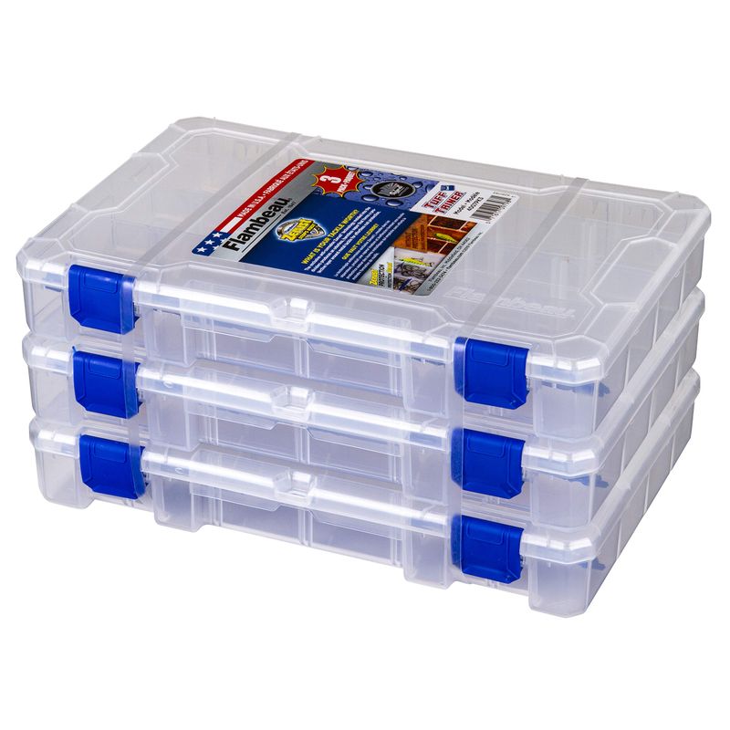 Flambeau Outdoors 4007PK3 Fishing Tackle Boxes - 3 Pack, Includes 36 ...