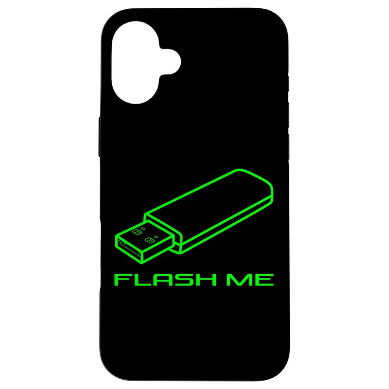 iPhone 16 Plus Flash Me Funny USB Flash Drive Computer Geek Joke Tech ...